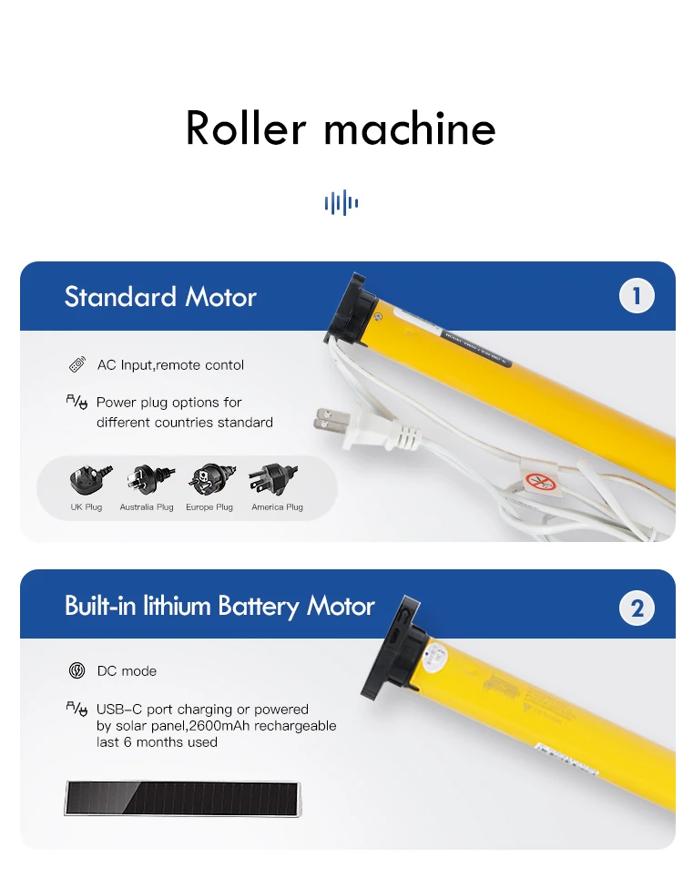 Alexa Smart Motorized Control Roller Shutter Blinds For Windows Hotel ...