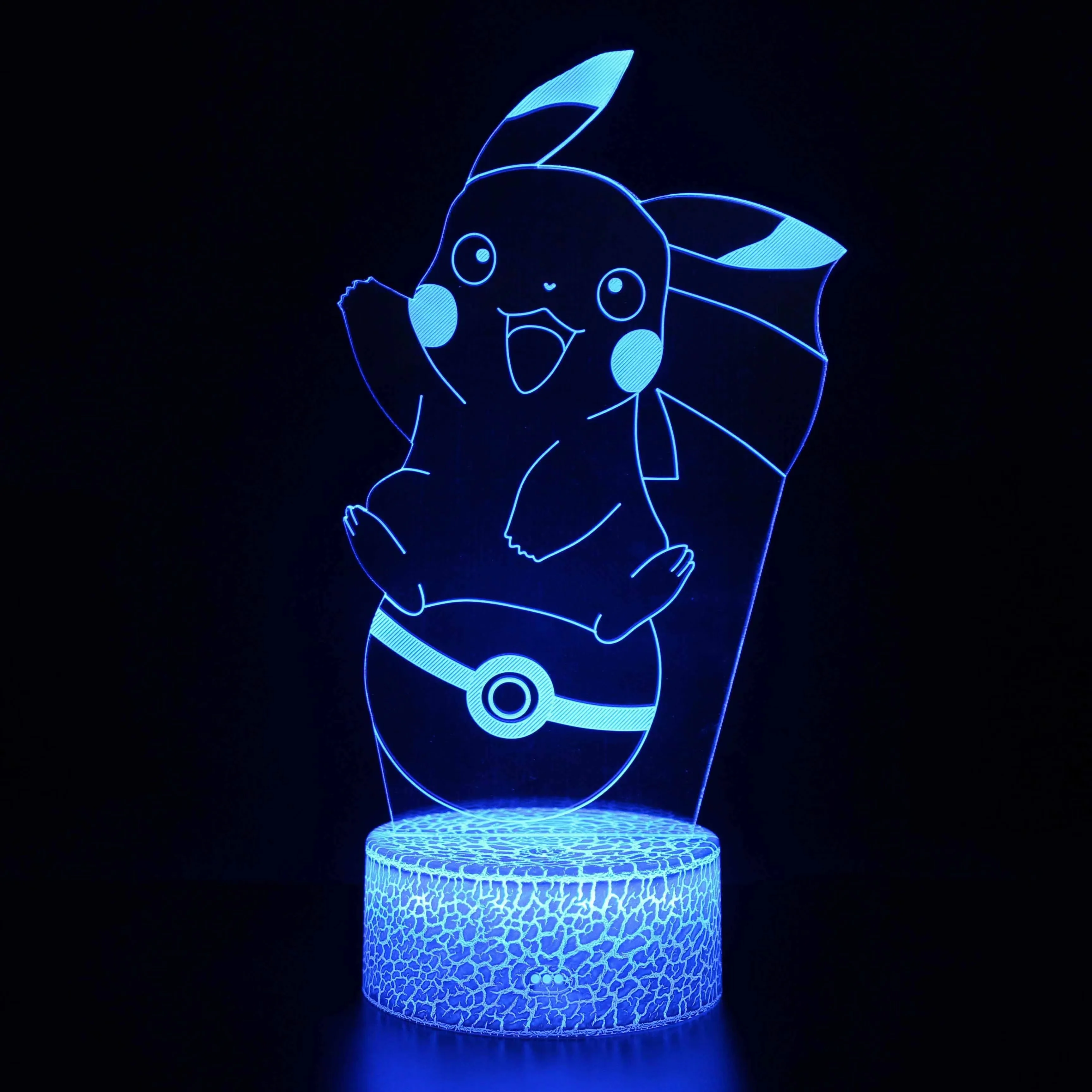 Pikachu 3D LED Lamp - Visual Illusion & App Control