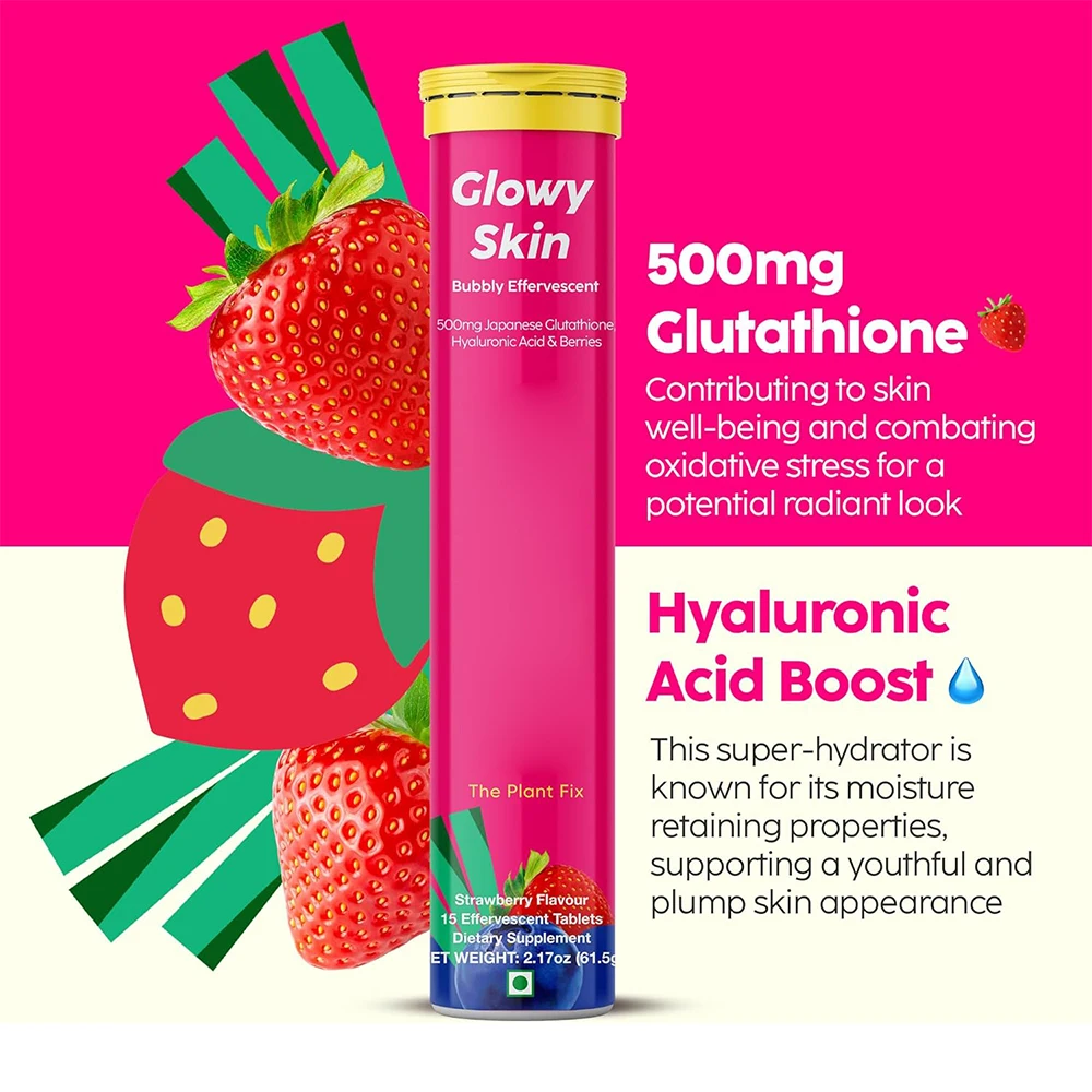 Skin Glow 30 Effervescent Tablets 500mg For Clear And Youthful Skin ...