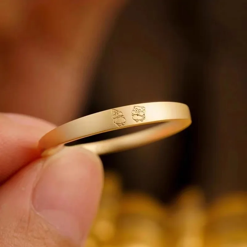 Cartoon Spongebob Patrick Star Couple Rings For Women Men Copper Cute ...