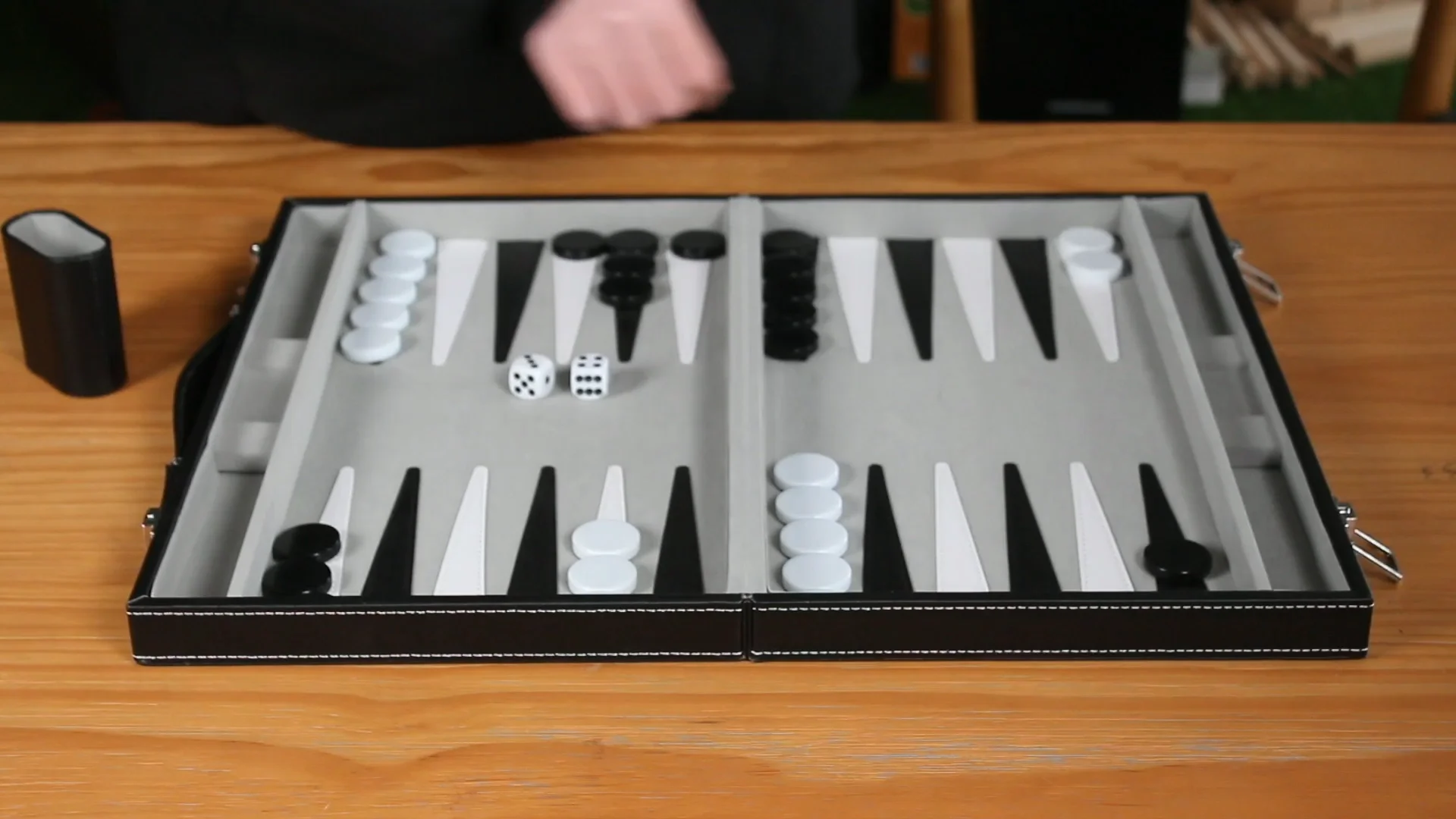 Backgammon Set Classic Small Brown 11 Inch Backgammon Sets For Adults ...