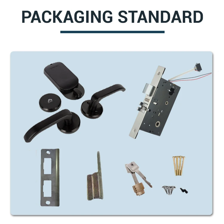 Hotel Room Access Control Deadbolt Electric Smart Key Card Lock Handle ...