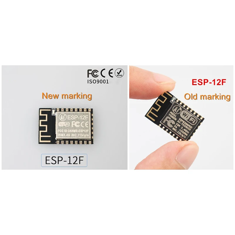 Ai-thinker ESP-12F Wifi Module - FCC, CE, SRRC, NCC, TELEC, KCC Certifications