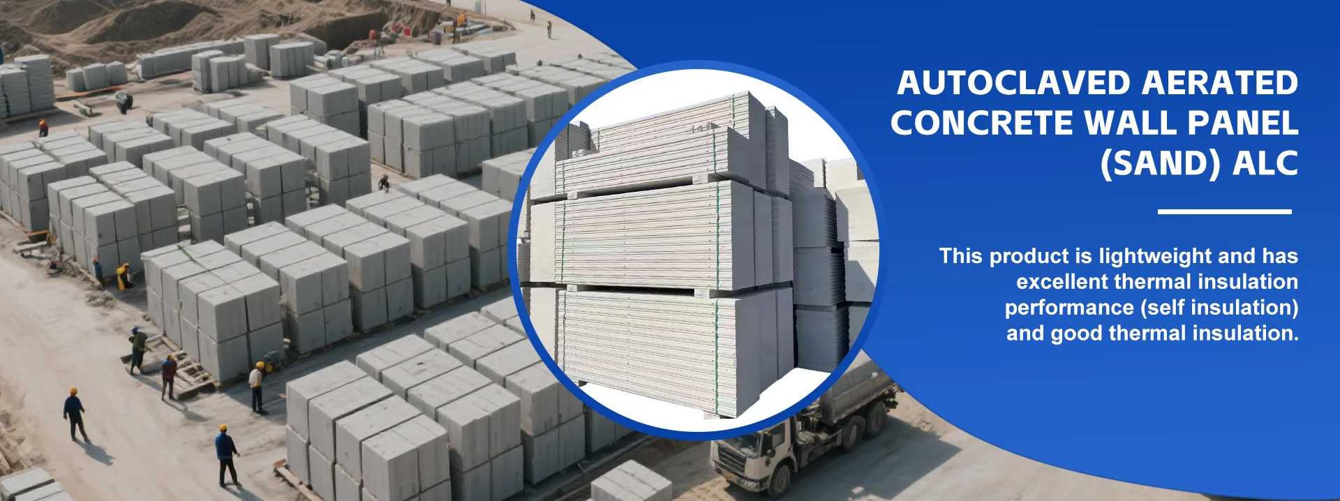 Alc Block Aerted Concrete Wall Panel for Construction Aluminium Powder ...
