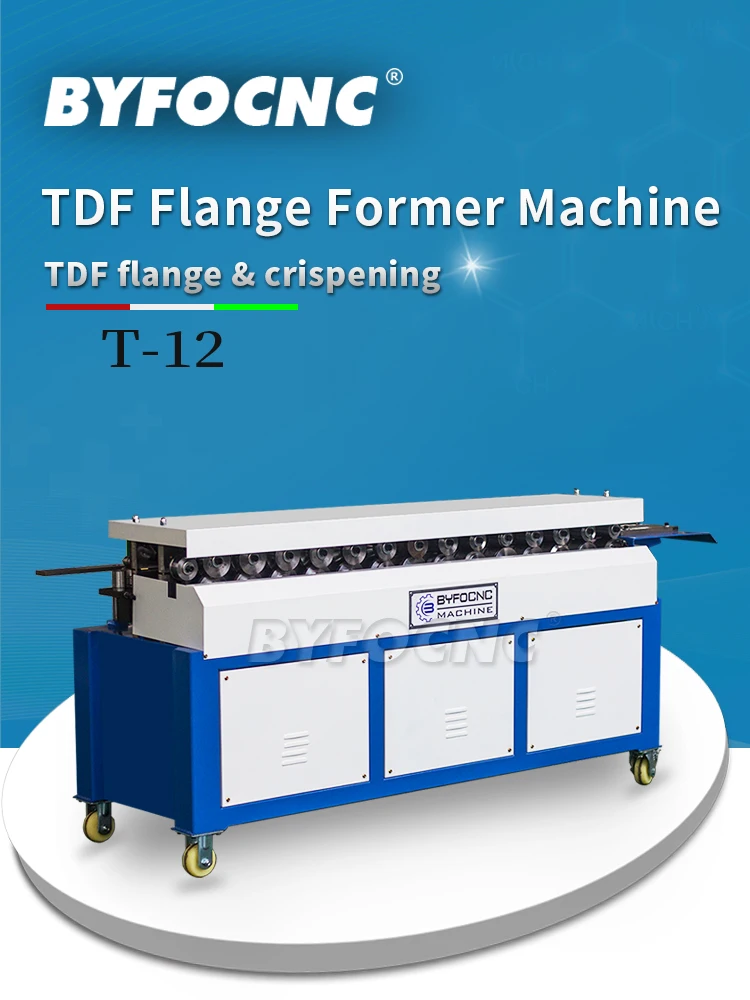 Galvanized Sheet Metal Flange Machine Duct Tdf Flange Forming Machine ...