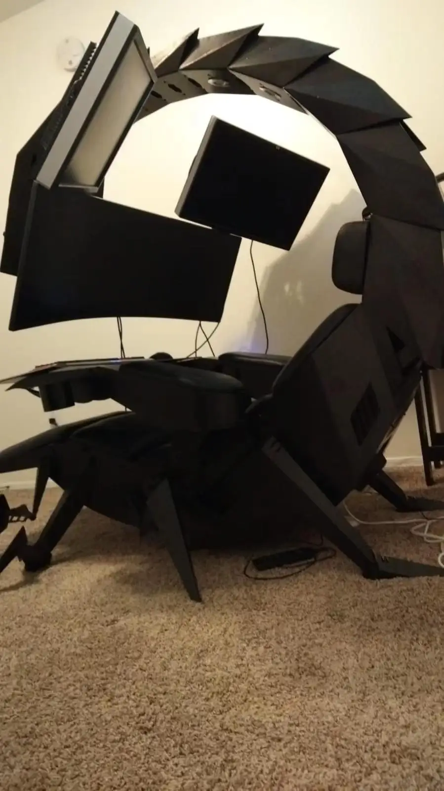CLUVENS Scorpion Ergonomic Gaming Chair with RGB LED – Comfortable PC ...
