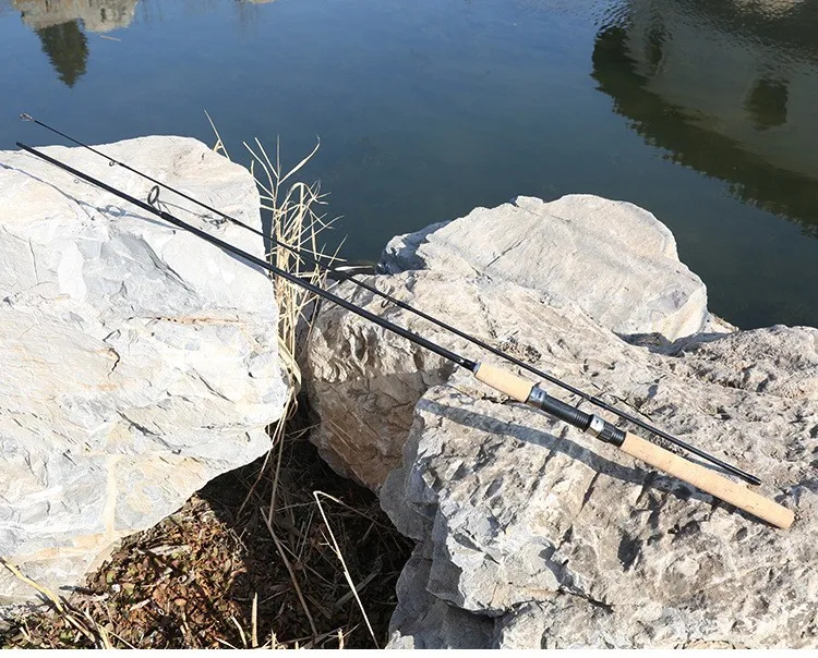 1.8m 2.1m 2.4m 2.7m 3m Hot Sale 2 Sections Carbon Fiber Bait Cast ...