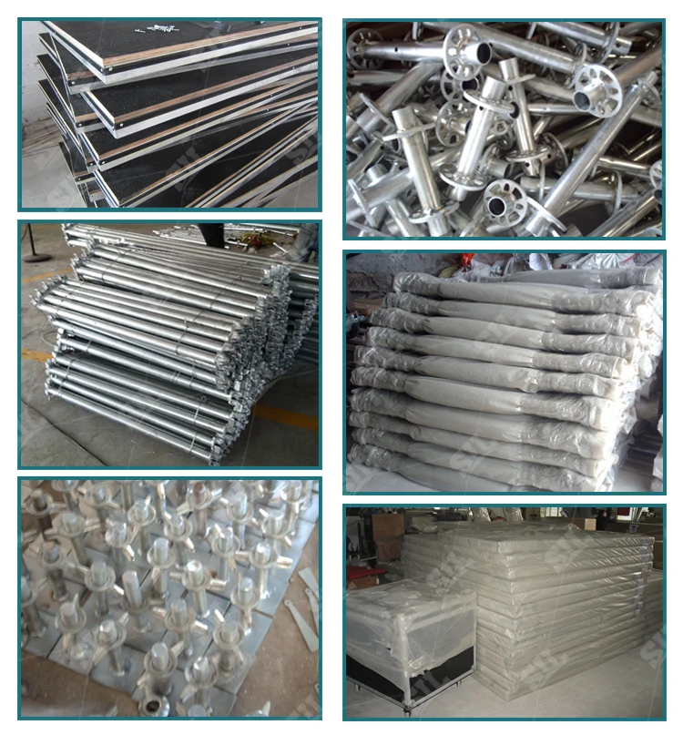 SIL Custom Metal Frame Layher Deck Stage Truss Roof Profile