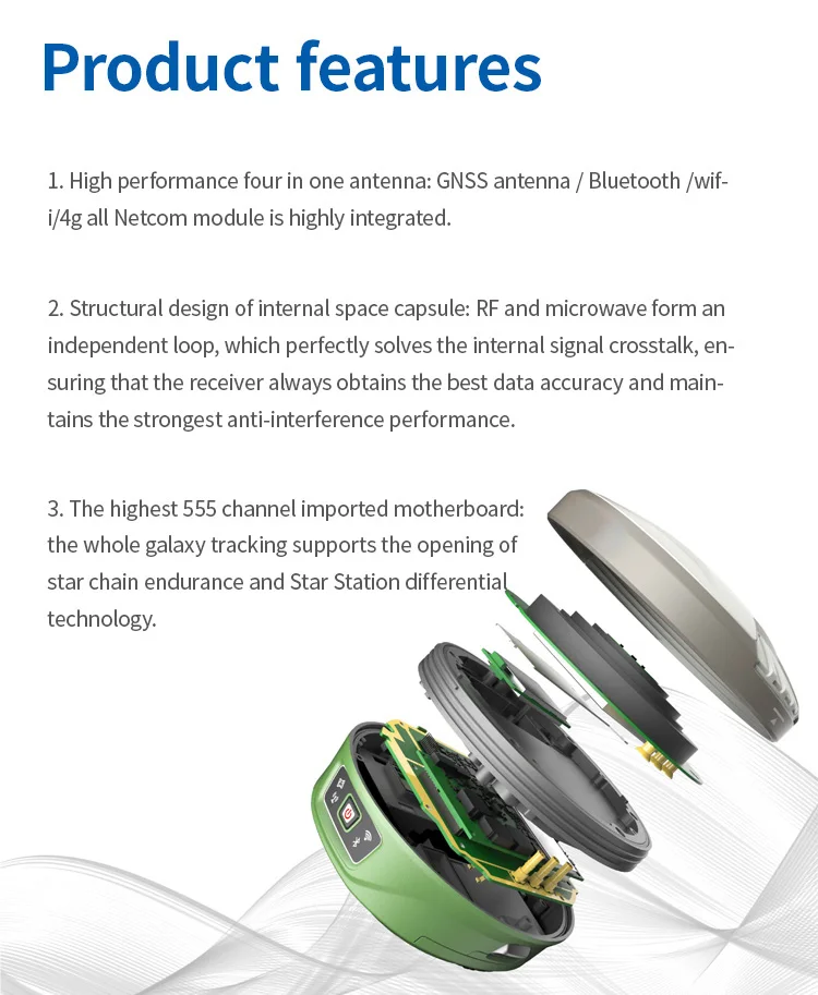 High Performance FOIF A90 GPS RTK for Surveying & Navigation