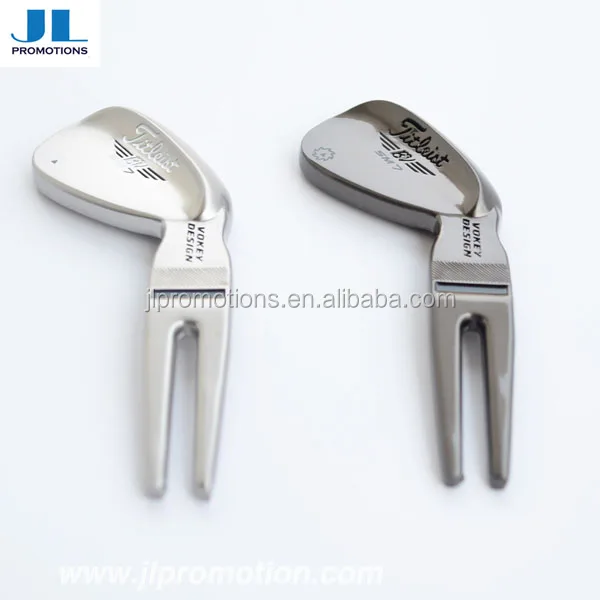 Factory Wedge Shaped Metal Golf Divot Tool Matte Black Golf Divot ...