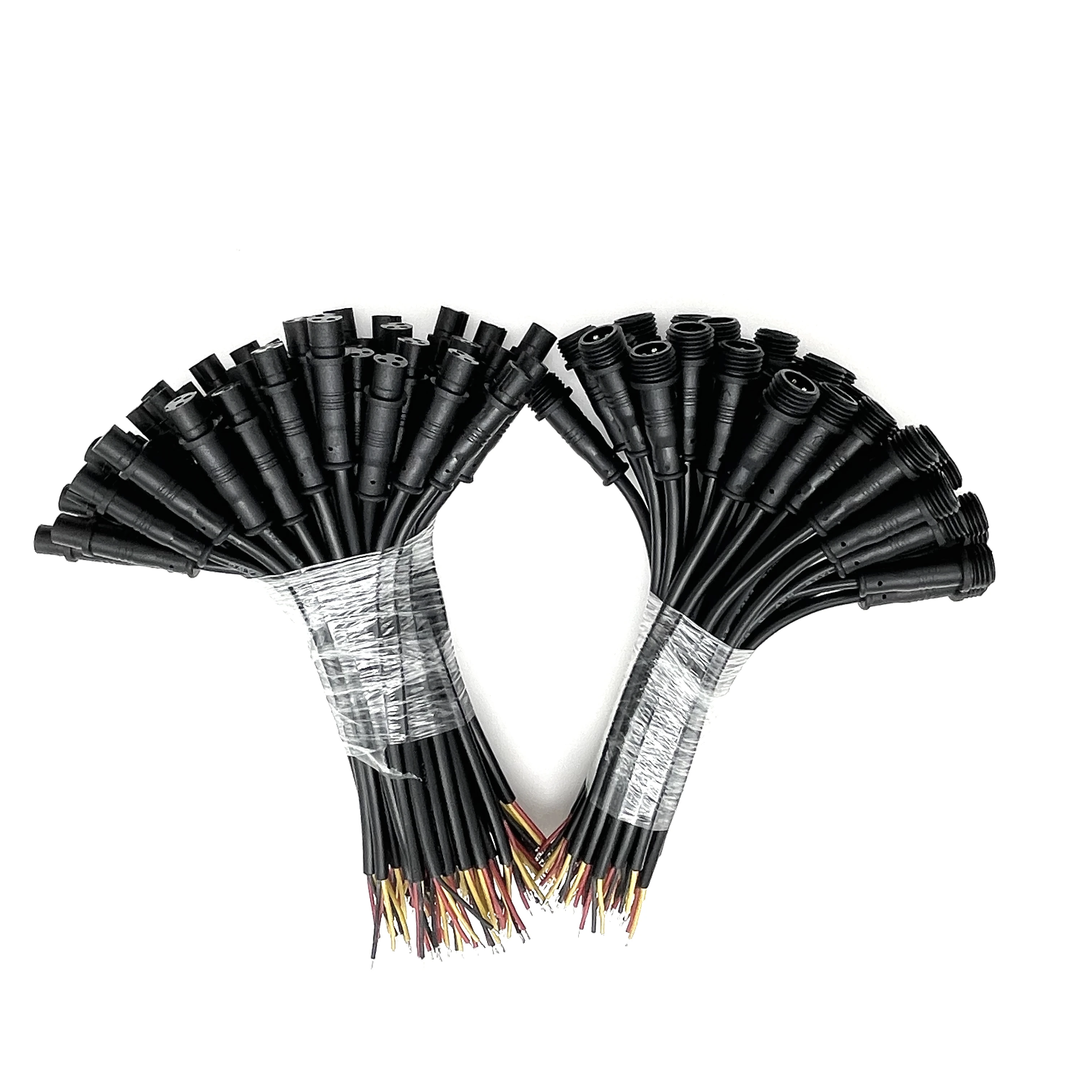 4 Pin 24awg Dc Plug M12 Waterproof Connector With Cable 500mm Male And ...