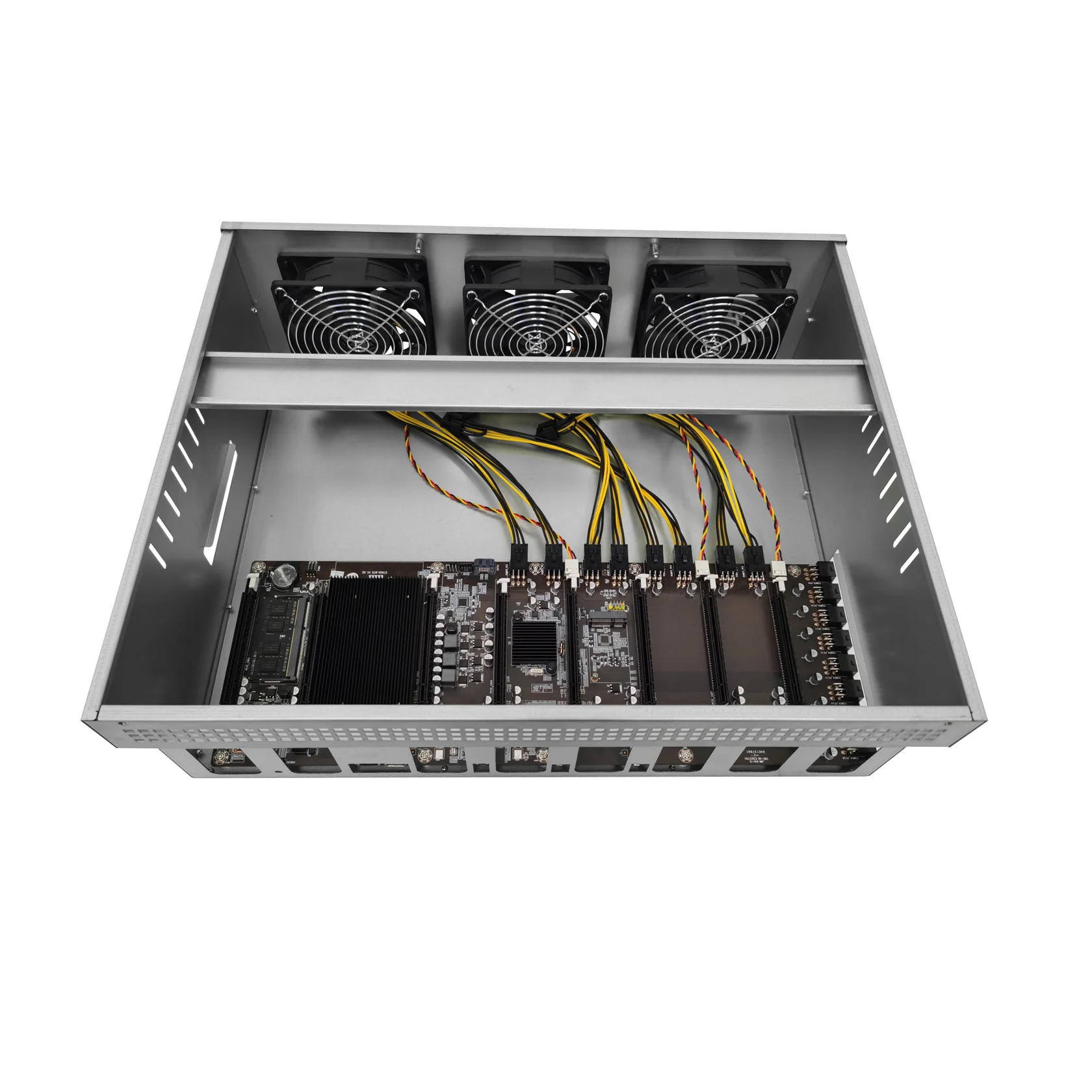 Popular Case 65MM 8GPU B75 B85 Case for 8 AMD Graphics Card Gpu Rig ...