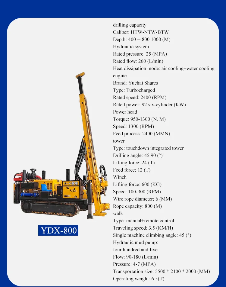 Movable Hydraulic Drop Hammer Piling Rig Full Hydraulic Diamond Core ...