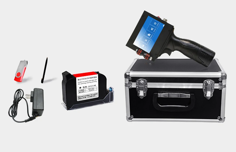 Industrial Handheld Portable Bar Code Qr Code Printer For Batch Code ...