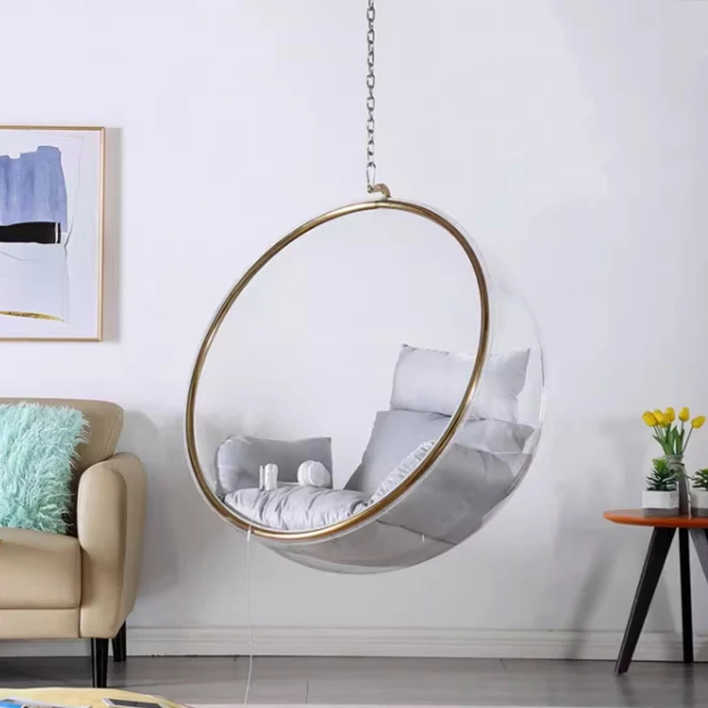 Luxury Transparent Bubble Swing Chair Indoor And Outdoor Space Egg ...