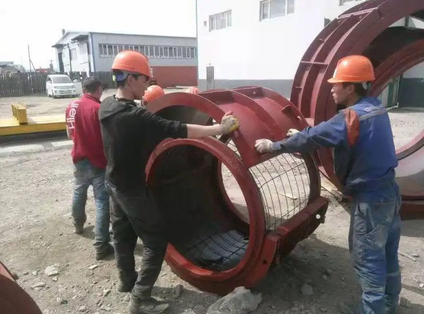 RCC Precast Roller Suspension Cement Concrete Pipe Machine