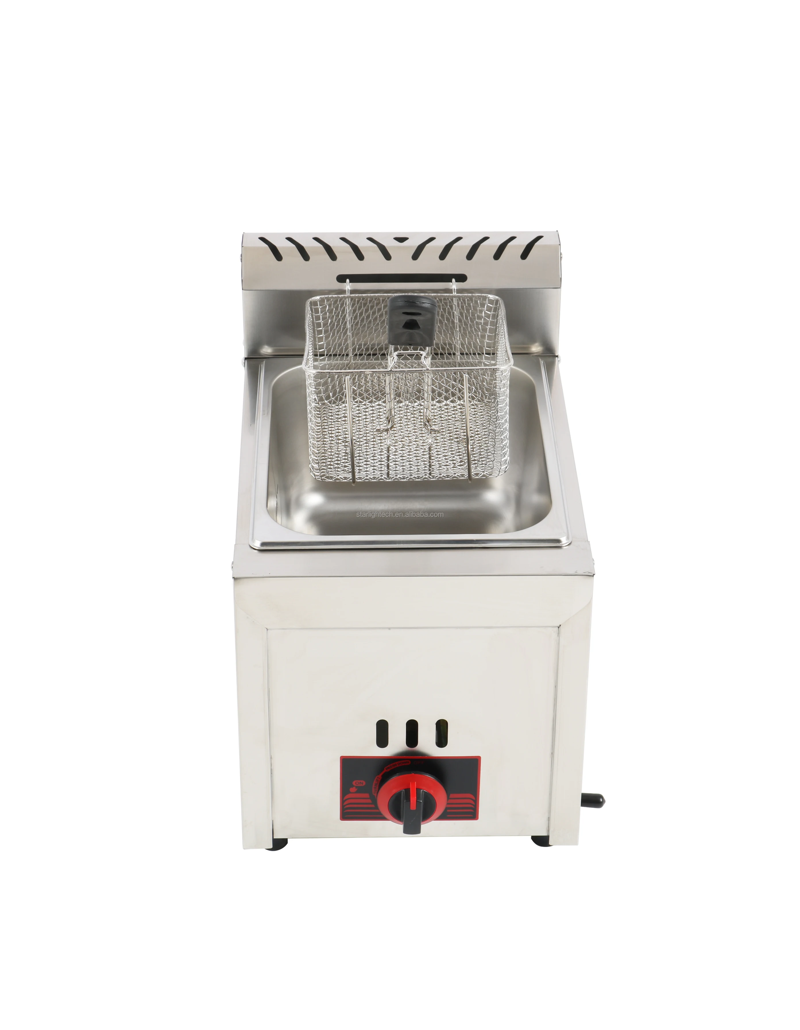 25L Industrial Table Top Gas LPG Deep Fryers for KFC Fast Food Chain ...