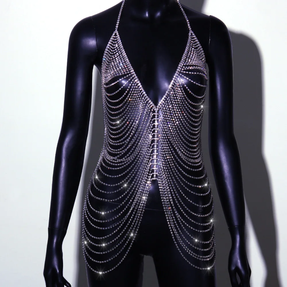 Brave Light Stonefans Women Sexy Underwear Tassel Body Chain