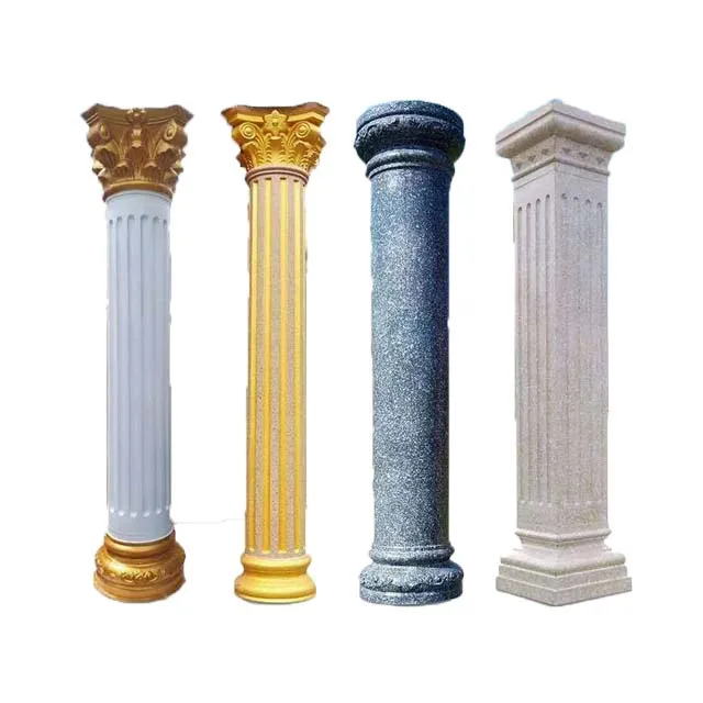 Durable Plastic Concrete Roman Pillar Molds for Outdoor Use ...
