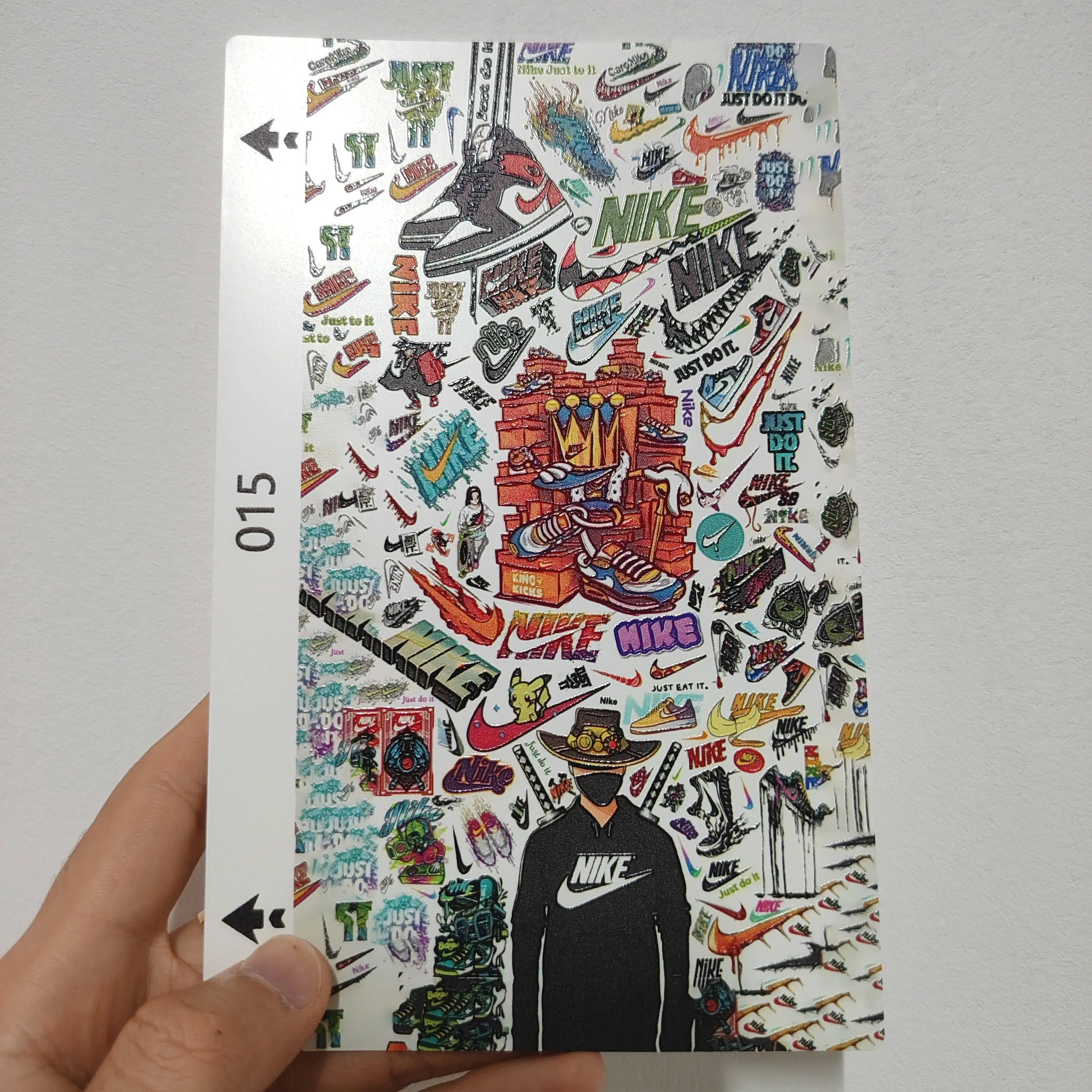 Personalized 3D Relief Embossed Phone Back Sticker for Smartphone ...