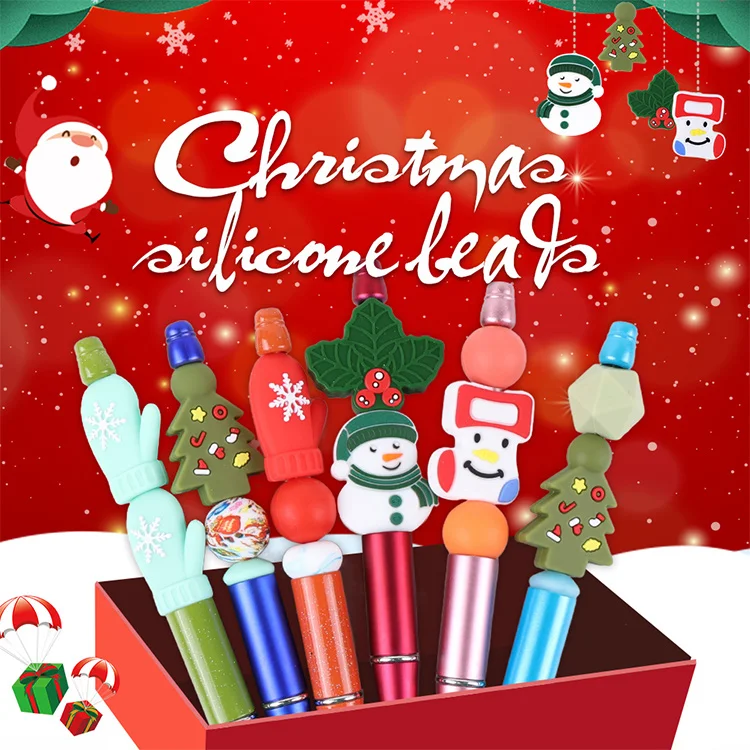 Pen Diy Wristlet Keychain Bracelet Holiday Focal Beads Silicone New ...