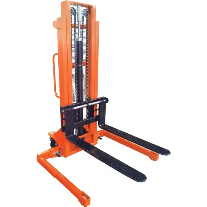 Wide Leg Lift Table Manual Stacker Manual Lift Hydraulic Stacker ...