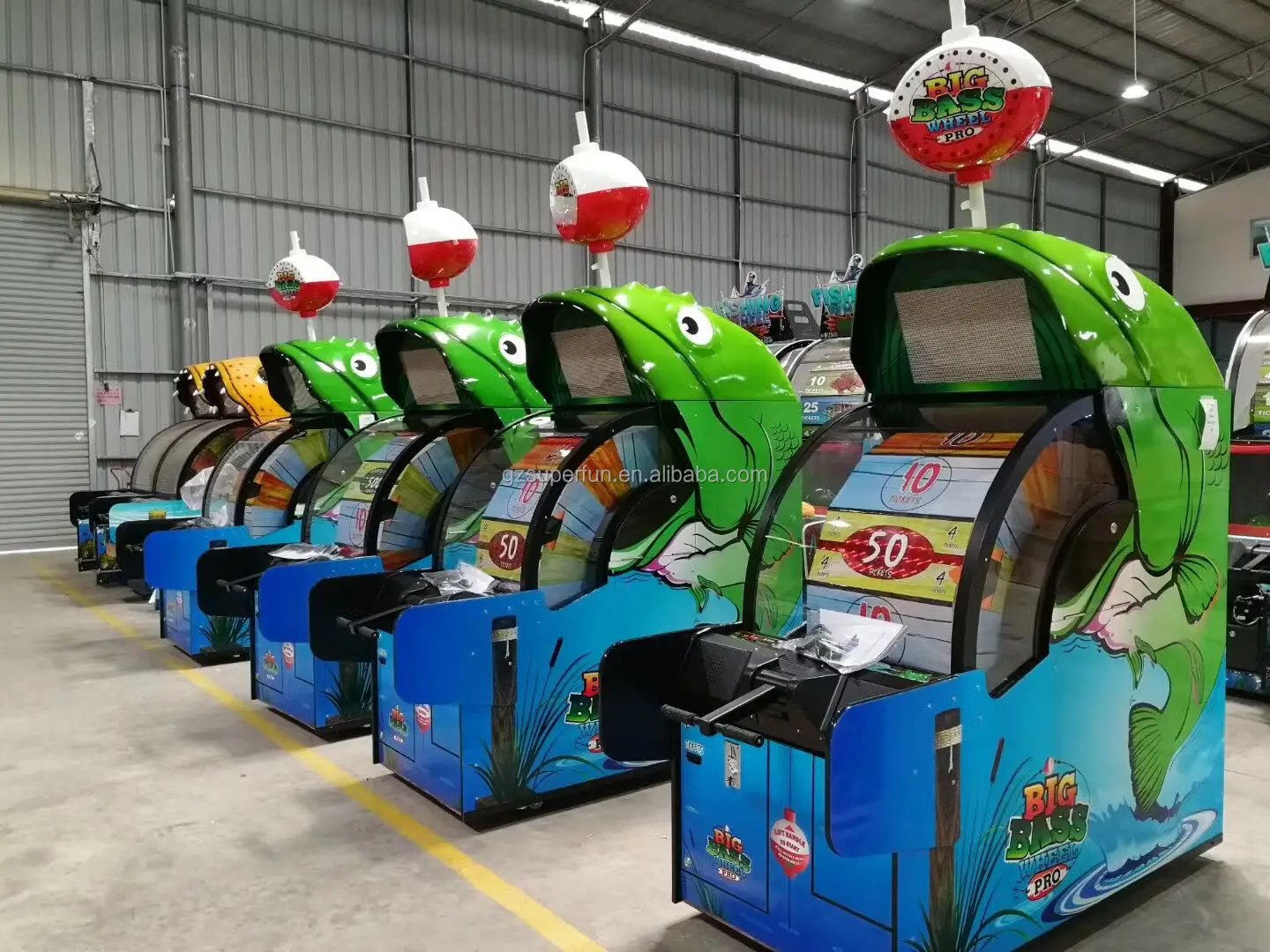 Funny Fish Wheel Turning Kids Arcade Lottery Game Machine Redemption ...