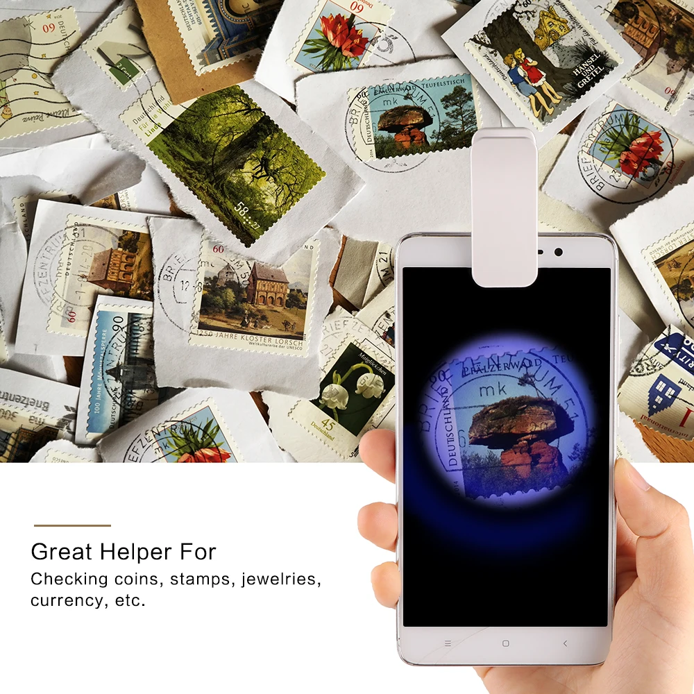 Universal 60x Optical Zoom Magnifier Micro Mobile Phone Microscope ...