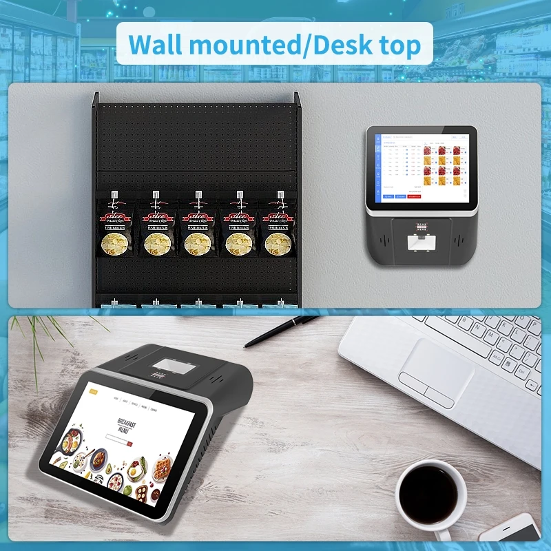 8 Inch Android Windows Touch Screen Cash Register Tablet All in One ...