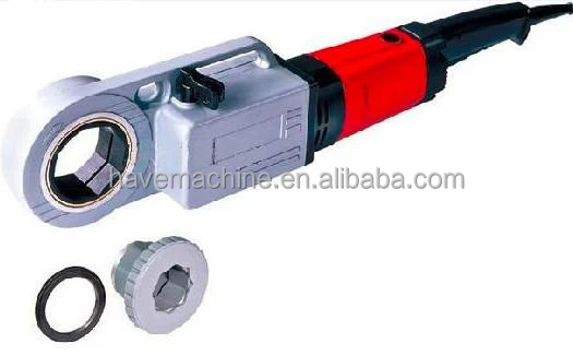 Efficient Pipe Threading with Portable Electric Machine