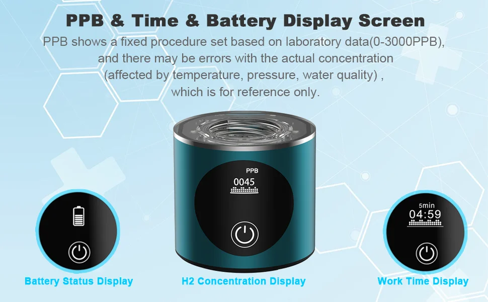 Hydrogen Rich Water Bottle - H8 Hydrogen Water Generator