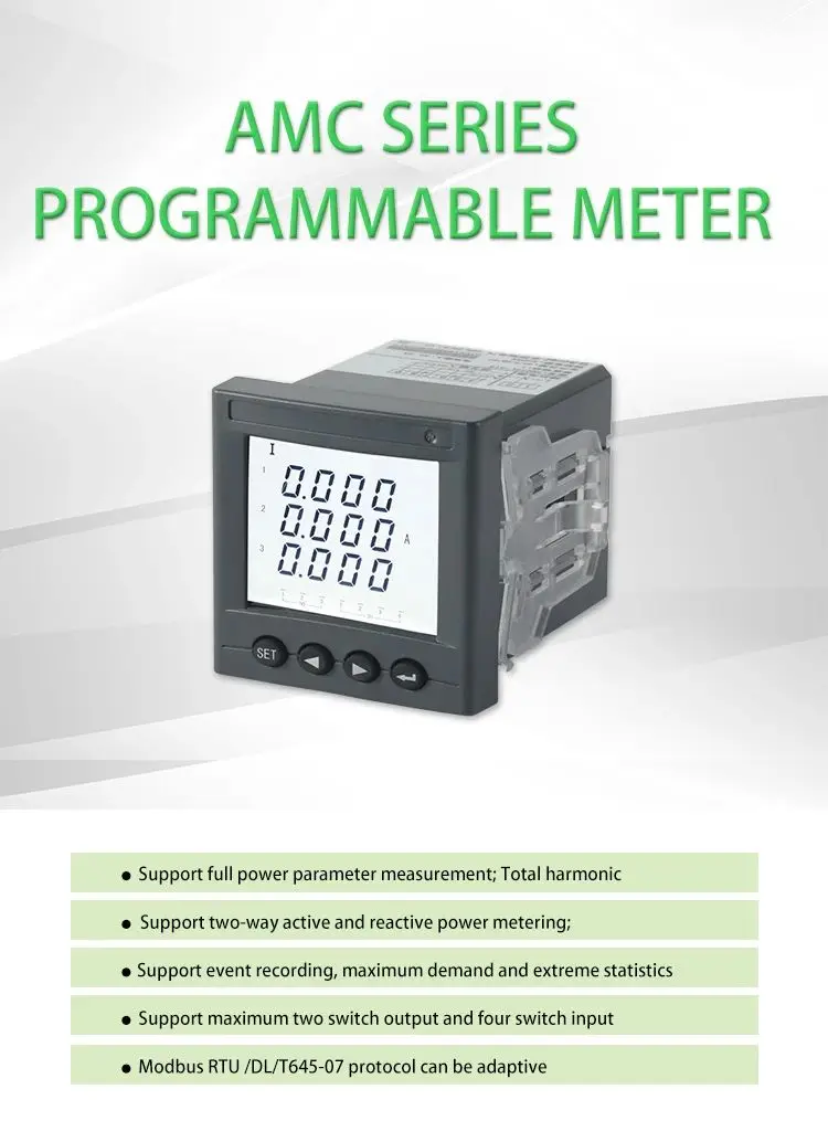 Acrel 400v Electric Energy Meter Amc96l-e4/kc Electric Meter With Rs485 ...
