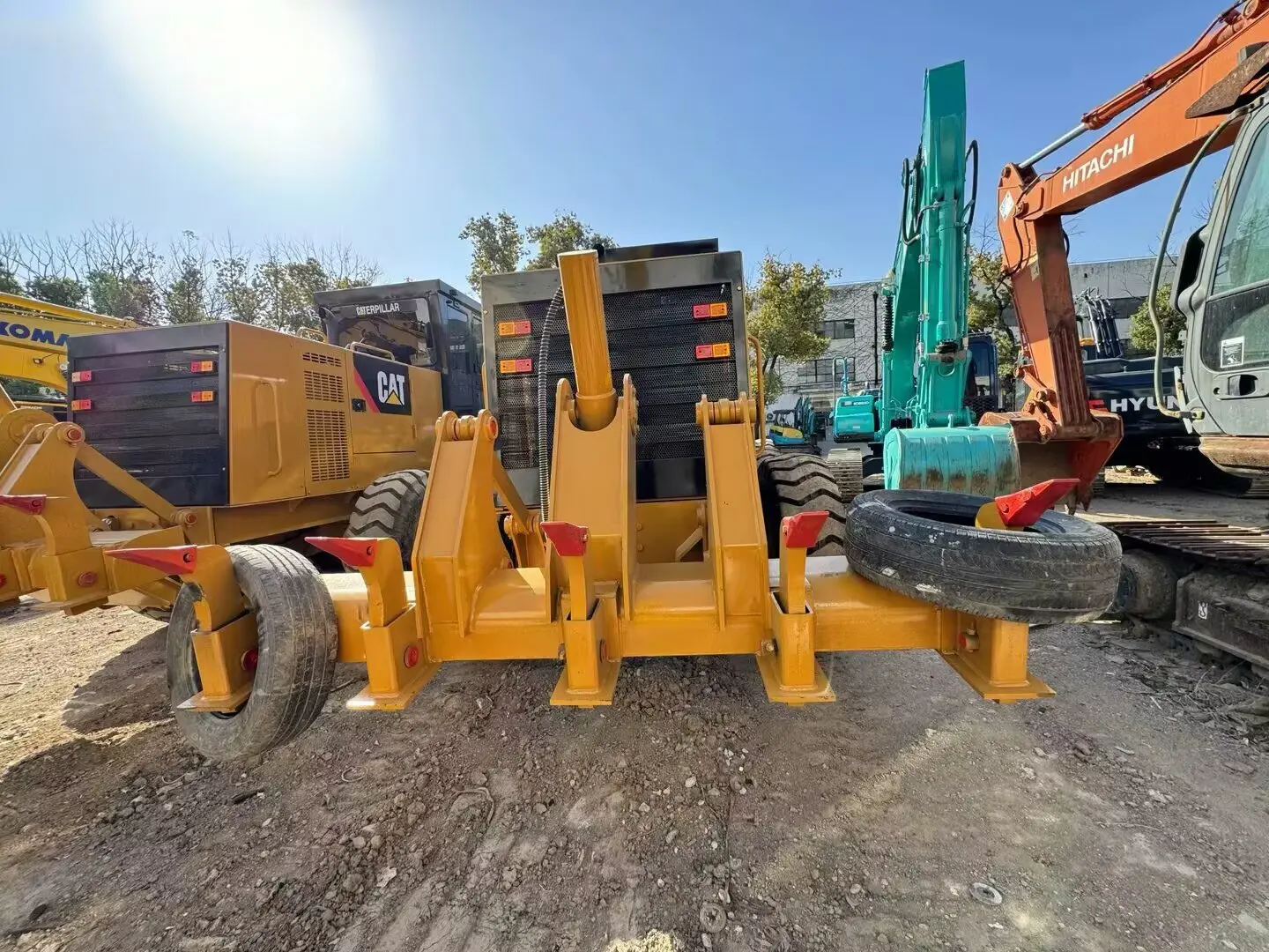 Road Construction Equipment Used Motor Grader CAT140K Farmland ...