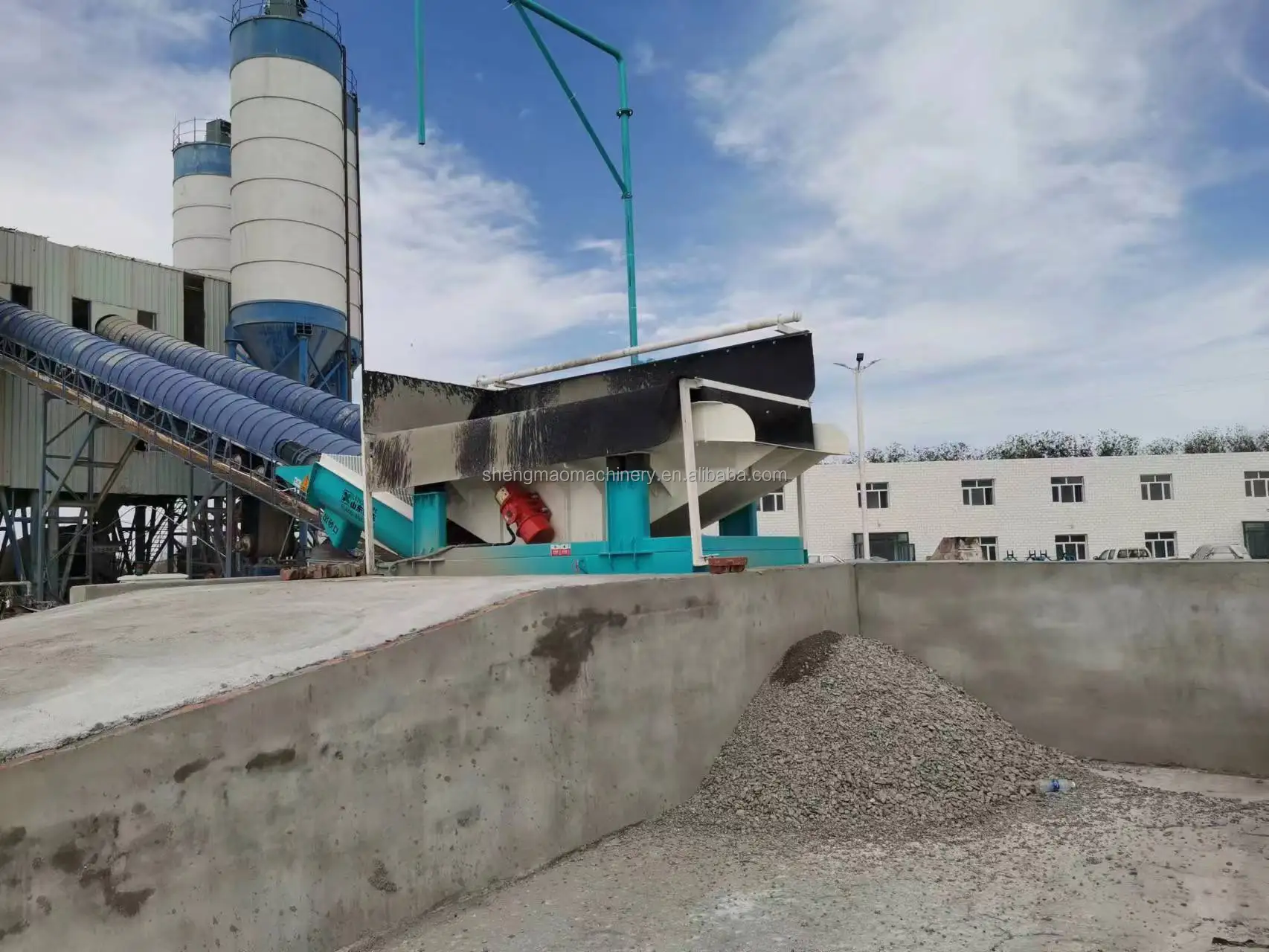 Wet Concrete Reclaimer Construction Waste Recycle Vibration Machine For ...