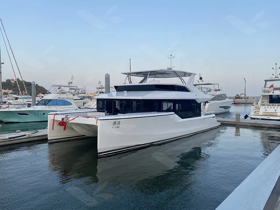 55ft Catamaran - Luxury Yacht China - Fiberglass Yacht for Sale