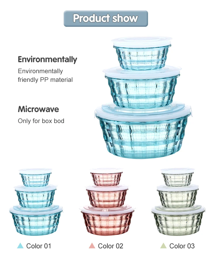 Customizable Multifunctional Stackable Plastic Food Storage Box With ...