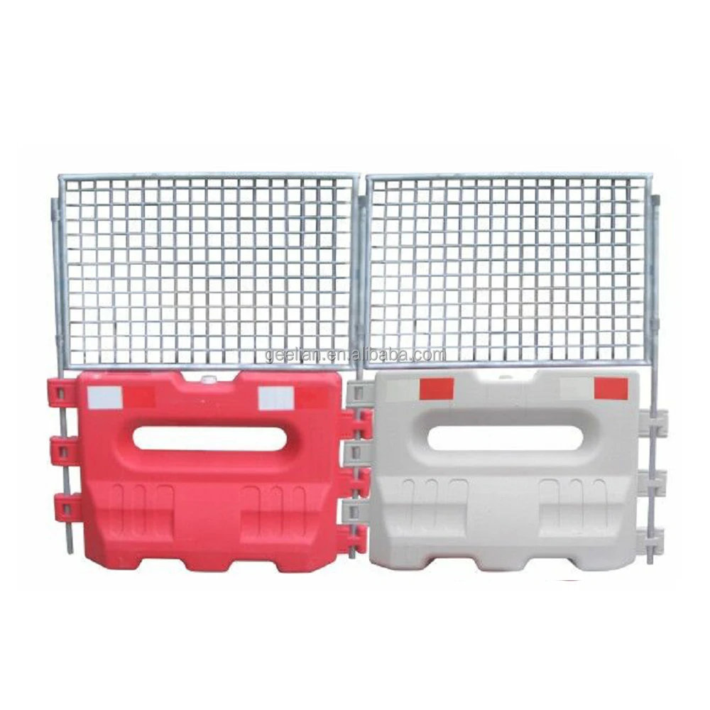 Uv-resistant Polyethylene Stackable Water Filled Traffic Barrier - Buy ...