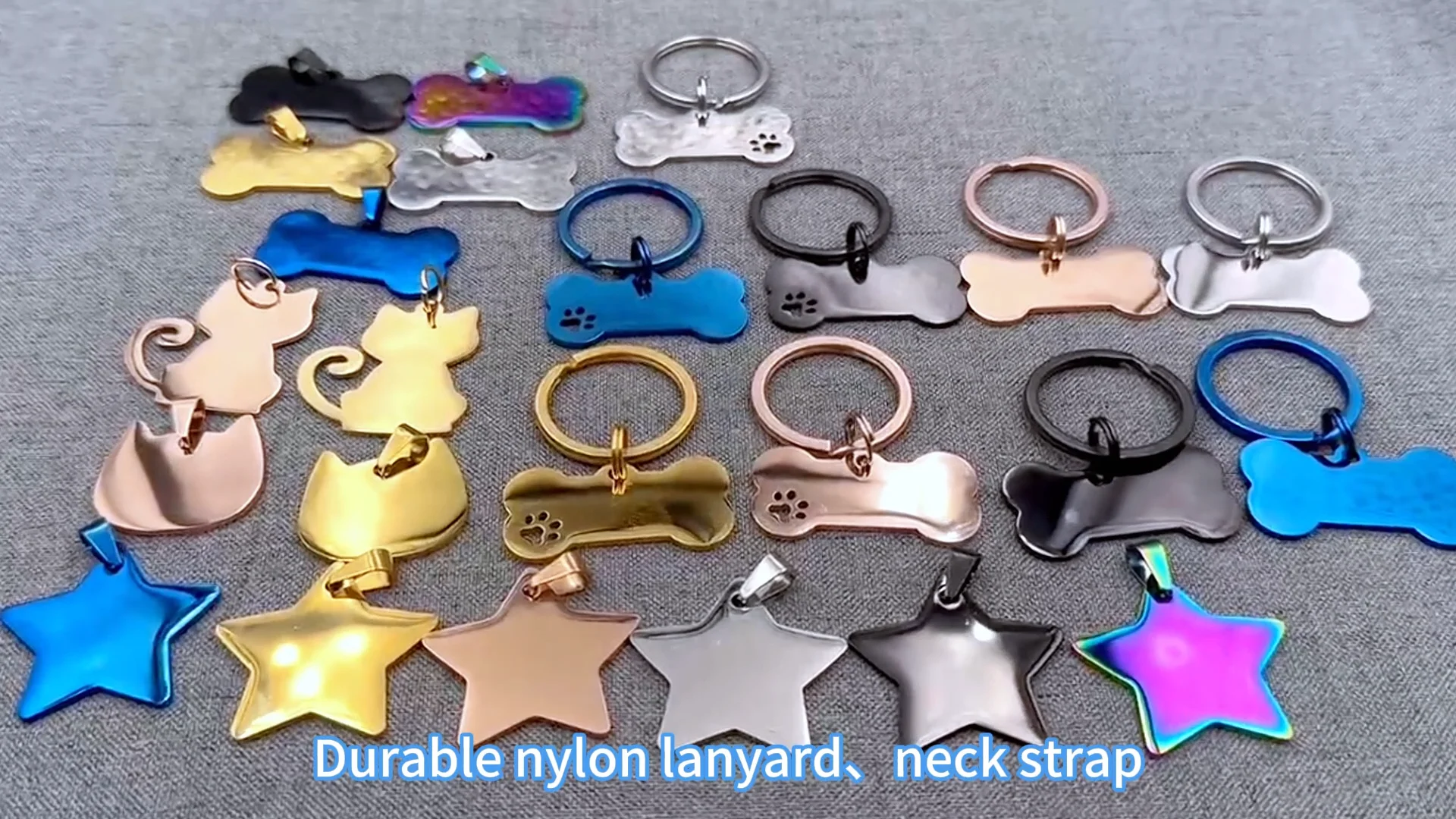 Qiygifts Custom Stainless Steel Blank Dog Tag Metal Engraving Logo ...