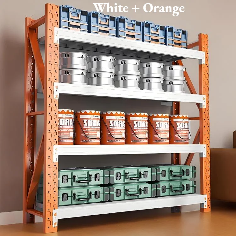 200kg/Layer Adjustable Sheving 4 Layers Boltless Metal Steel Racking ...