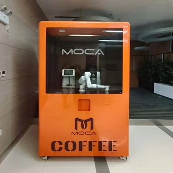 6 Axis Robot Coffee Kiosk Vending Machines For Sale Coffee Vending ...