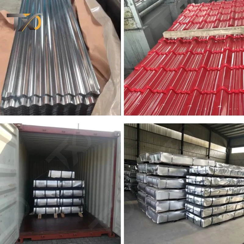 Metal Building Material Galvanized Corrugated Metal Roofing Sheet ...
