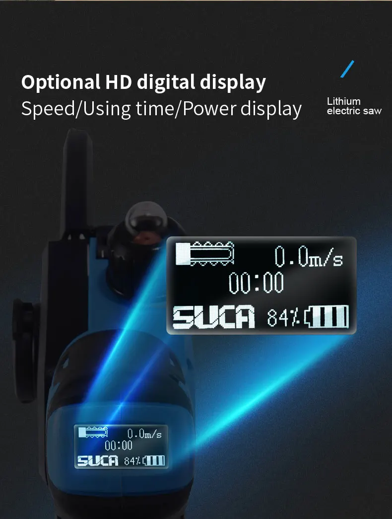 SUCA Electric Chainsaw - Cordless Mini Pruning Pole Saw