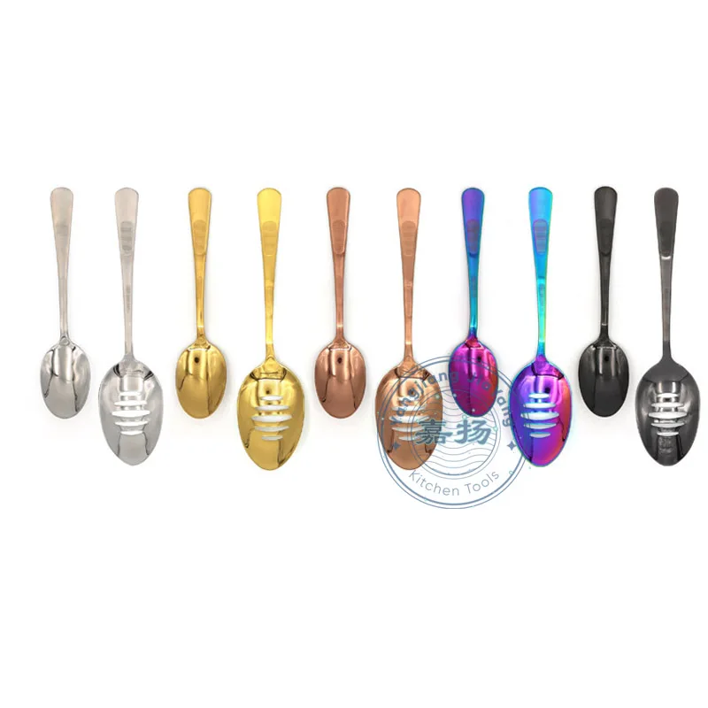 (jykt-cs001-set) Hot Sale Stainless Steel 18/8 Large Chef Plating Spoon ...