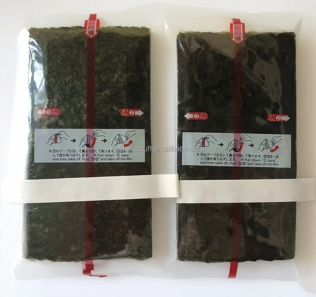 Zipper Bag-Onigiri/Triangle Temaki Nori Sushi Rice Roll Wrapper/Roasted ...