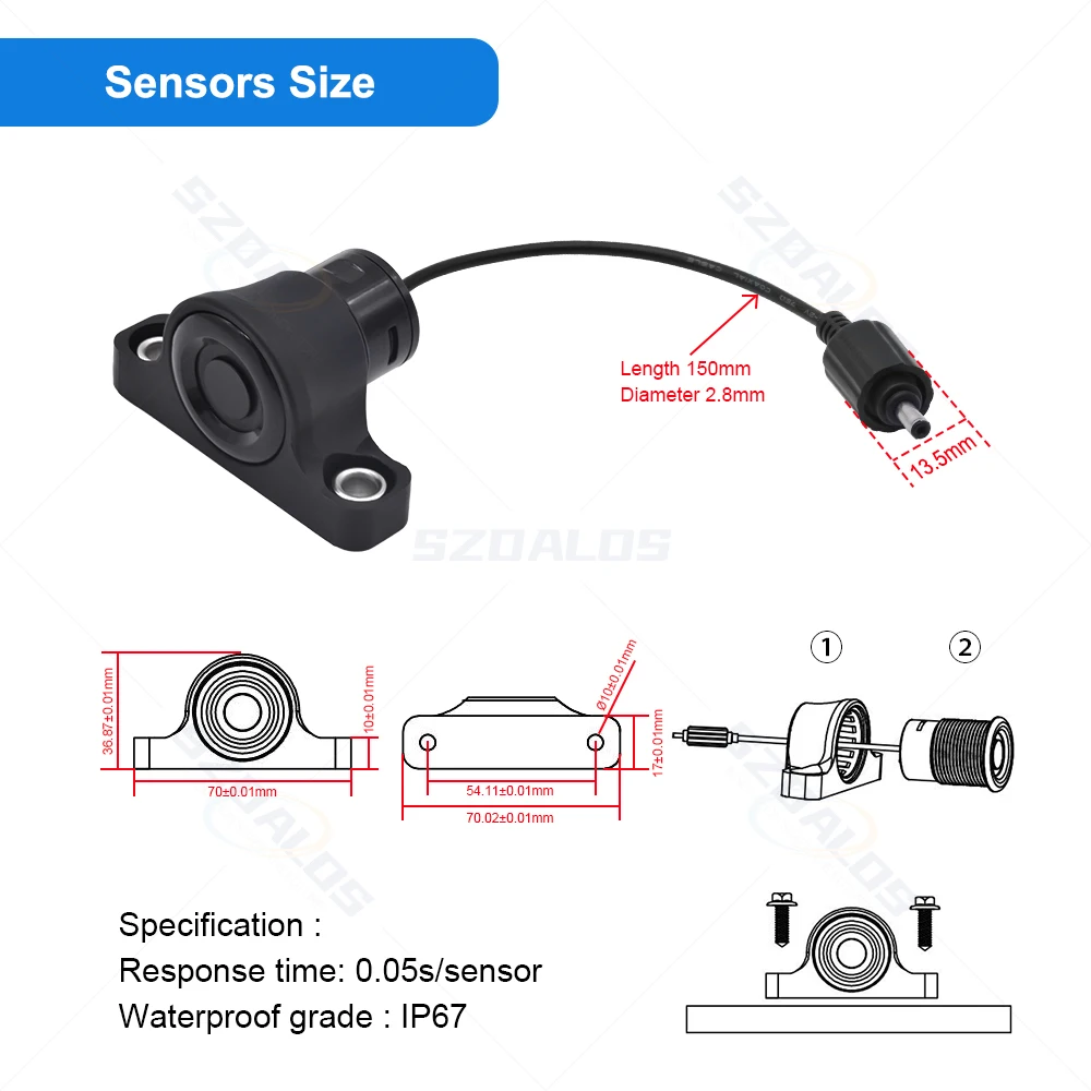Truck Reversing Radar - Reliable Parking Sensor System