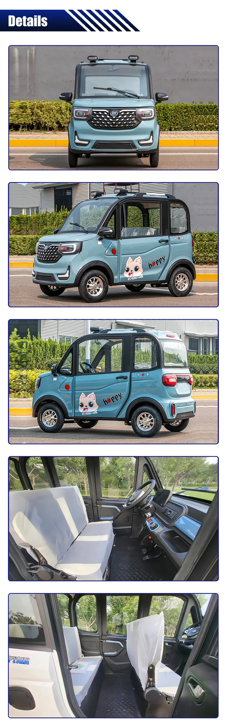 New Energy Vehicle Multi Purpose Small Moped Cheap Electric Cars Camera ...