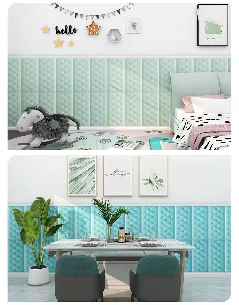 Wholesale 3D Wall Panel Soft Home Decor - PVC PET XPE Foam