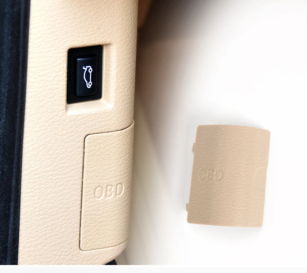 For BMW F25 X3 F26 X4 Protective OBD LHD Plug Cover Kick Panel Trim-Cap ...