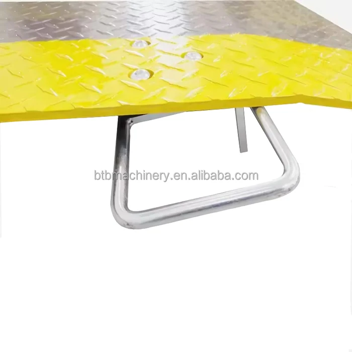 Aluminium Forklift Dock Leveler Ramp Loading and Unloading Steel Plate ...
