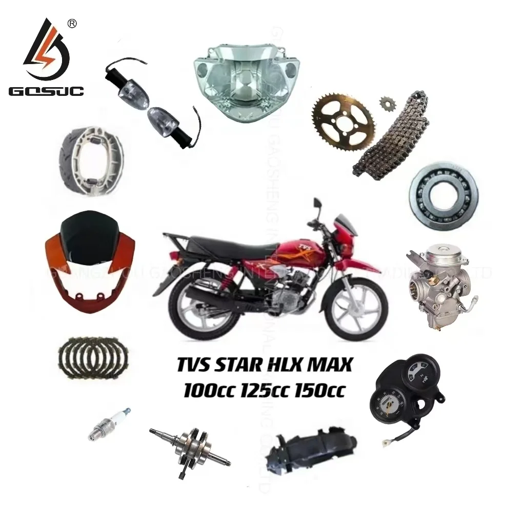 Hot Sale Indian Motorcycle Accessoires Engine Parts Body Parts for TVS STAR TVS HLX 100cc 125cc ...